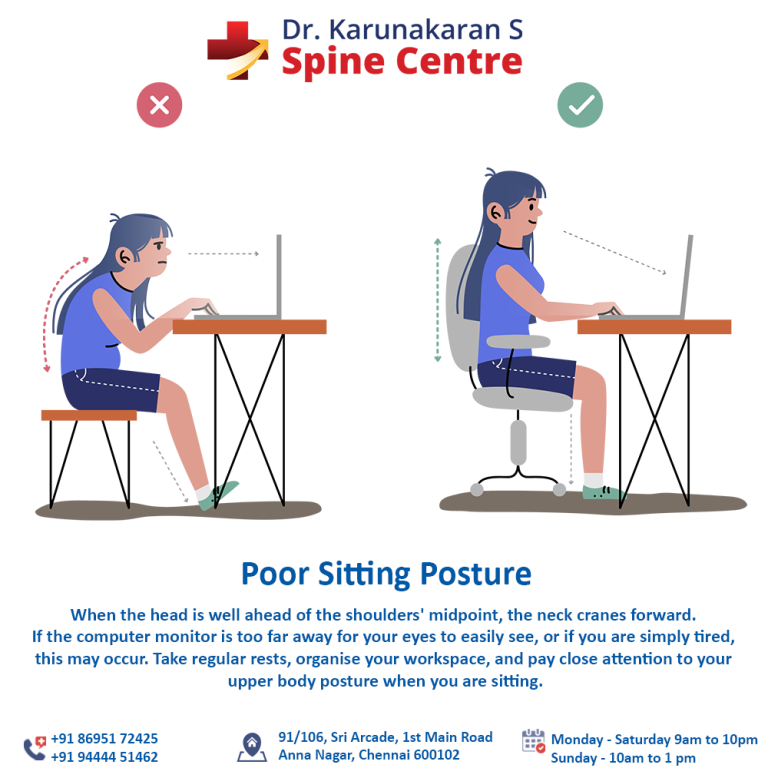 Poor Sitting Posture – Best Spine Specialist In Chennai | Dr ...